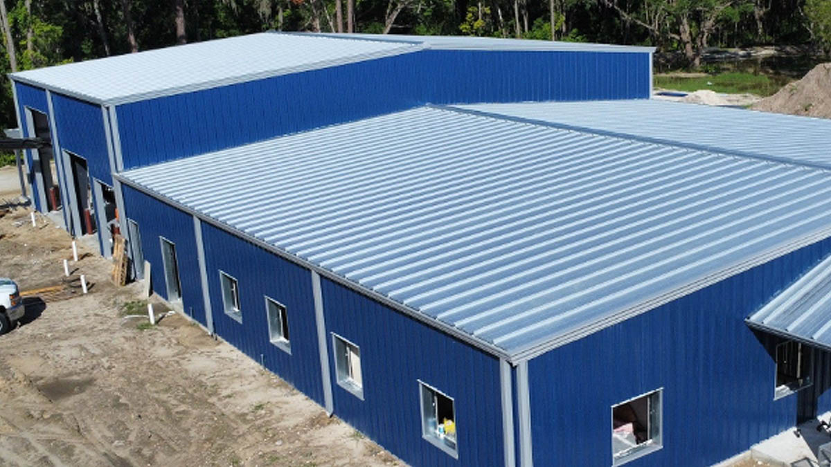 Introducing Brooksville's new metal building! - Florida Metal Building ...